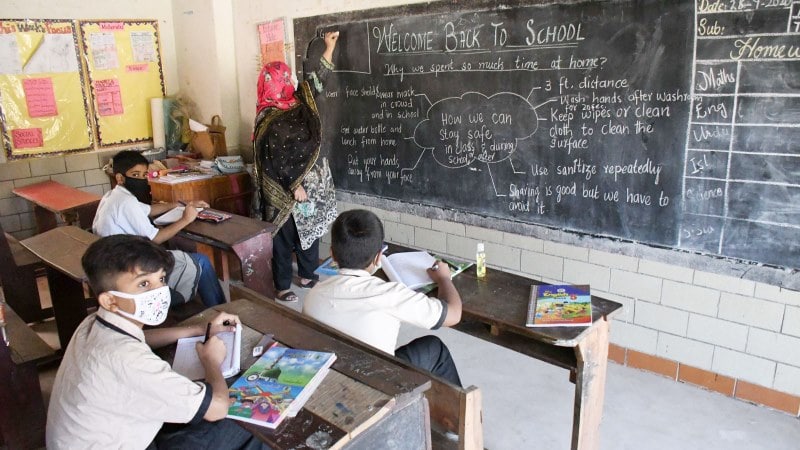 Primary students across Pakistan head back to school